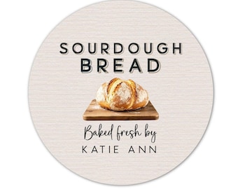Personalized Homemade Bakery Labels || Custom Baking Stickers || Baked ...