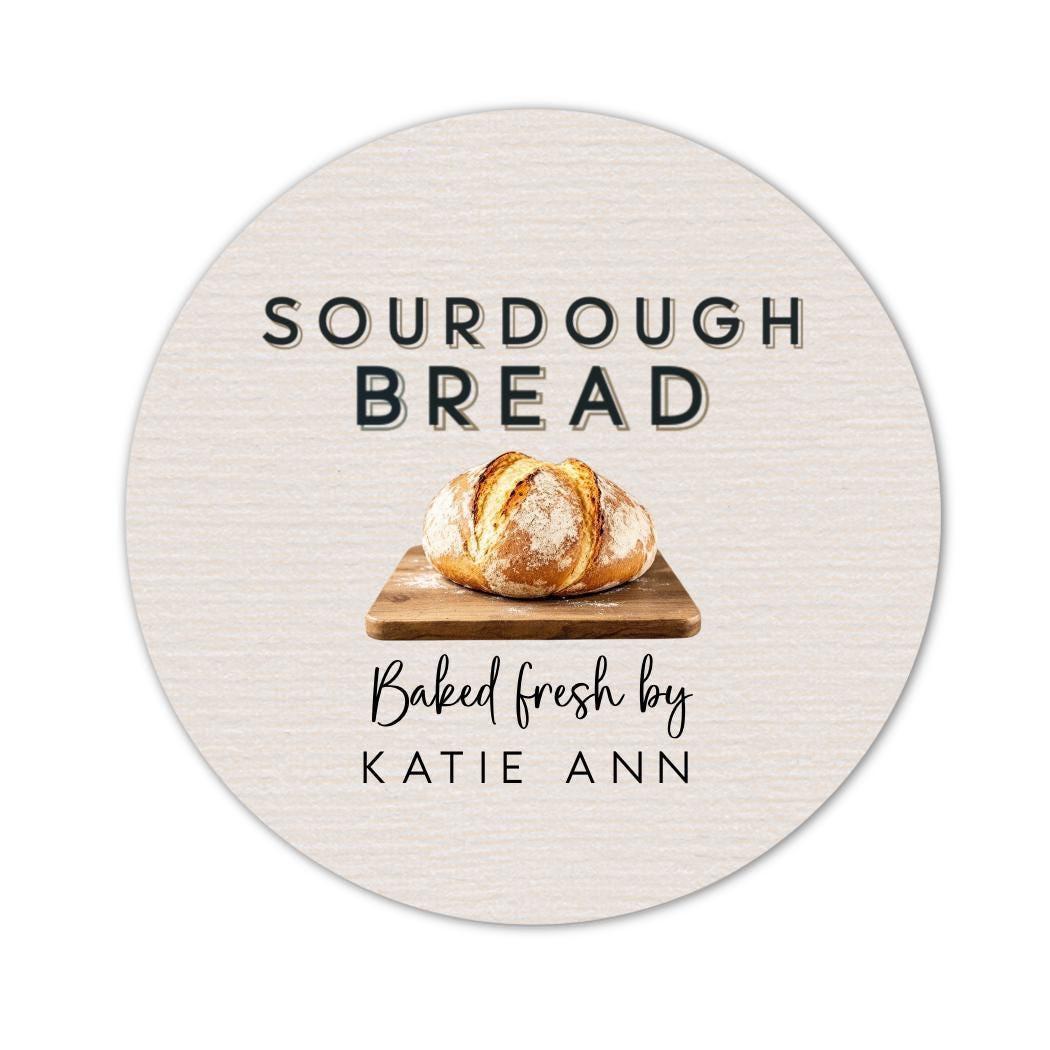 Homemade Sourdough Bread Labels – Personalized Sticker Labels for Micro ...