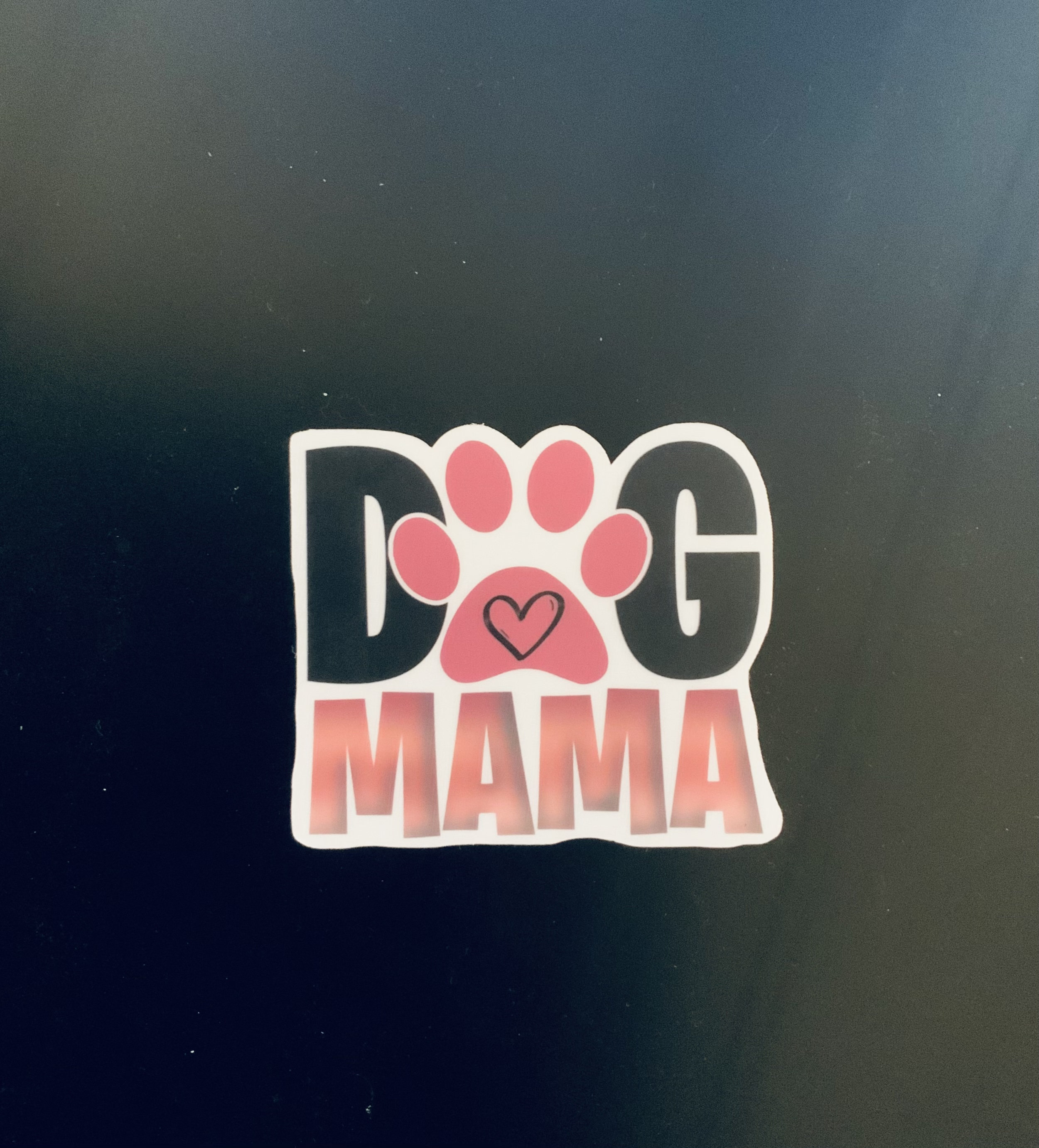 Dog Mama Dog Mom Cute Vinyl Sticker 3 Makes a perfect dog | Etsy