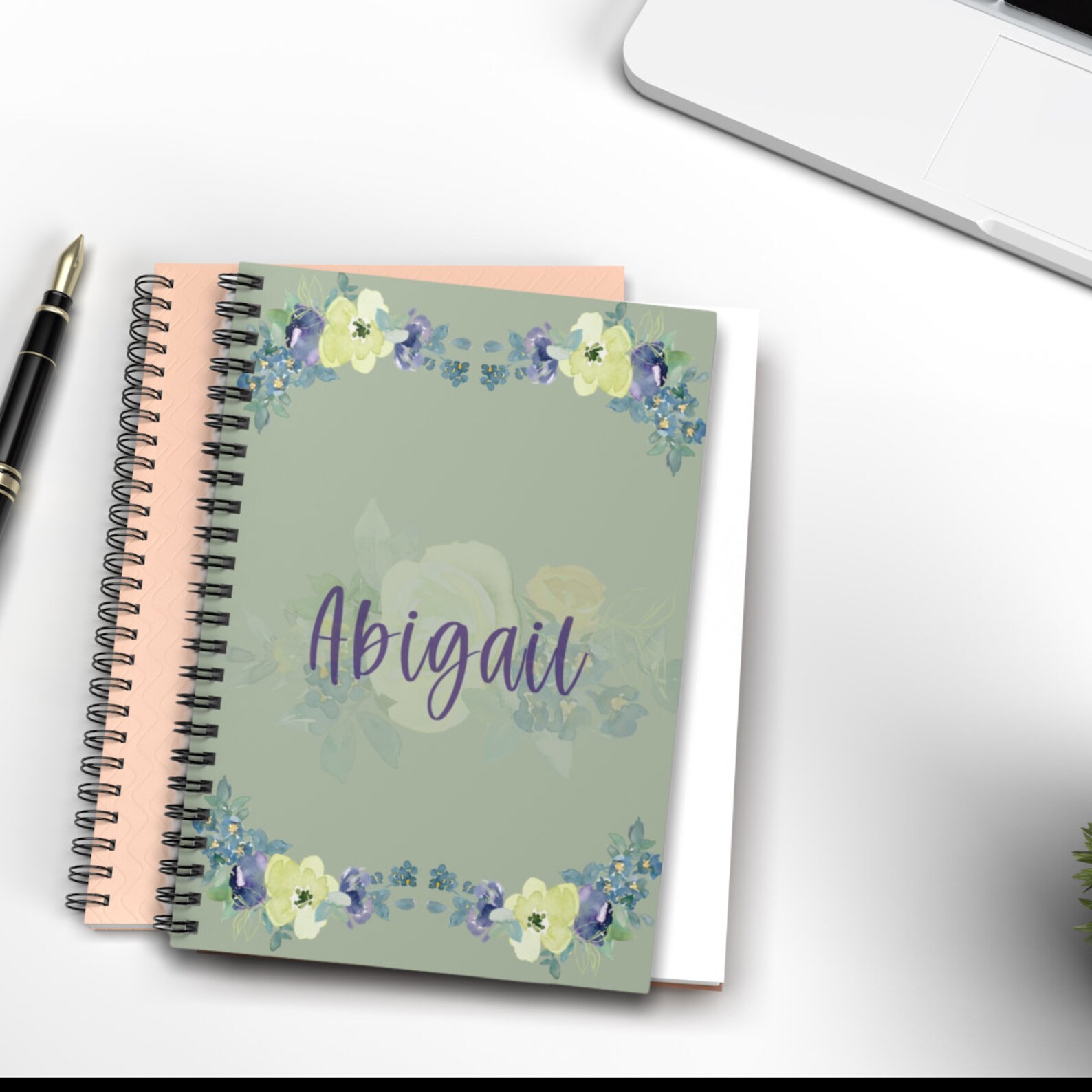 Personalized Spiral Notebook Personalized Name Journal | Etsy