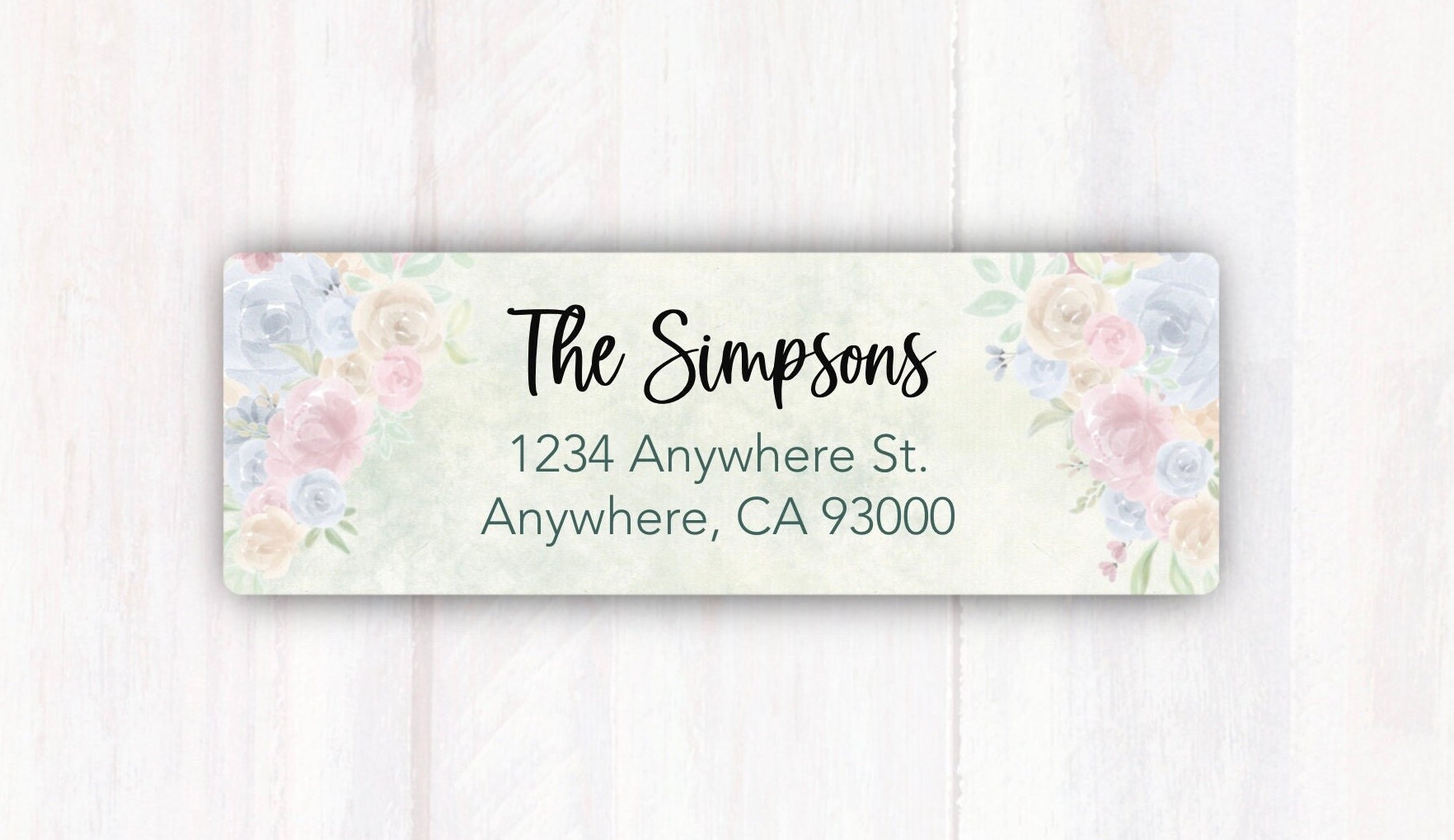 Address Labels Personalized Floral Personalized Address Labels Floral ...