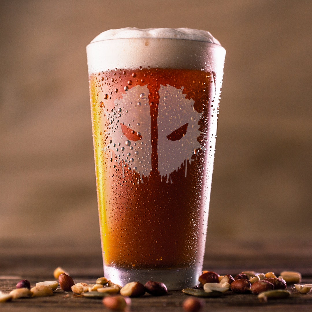Deadpool Custom Glassware Collection Pint Glass, Tankard, Mirror ...