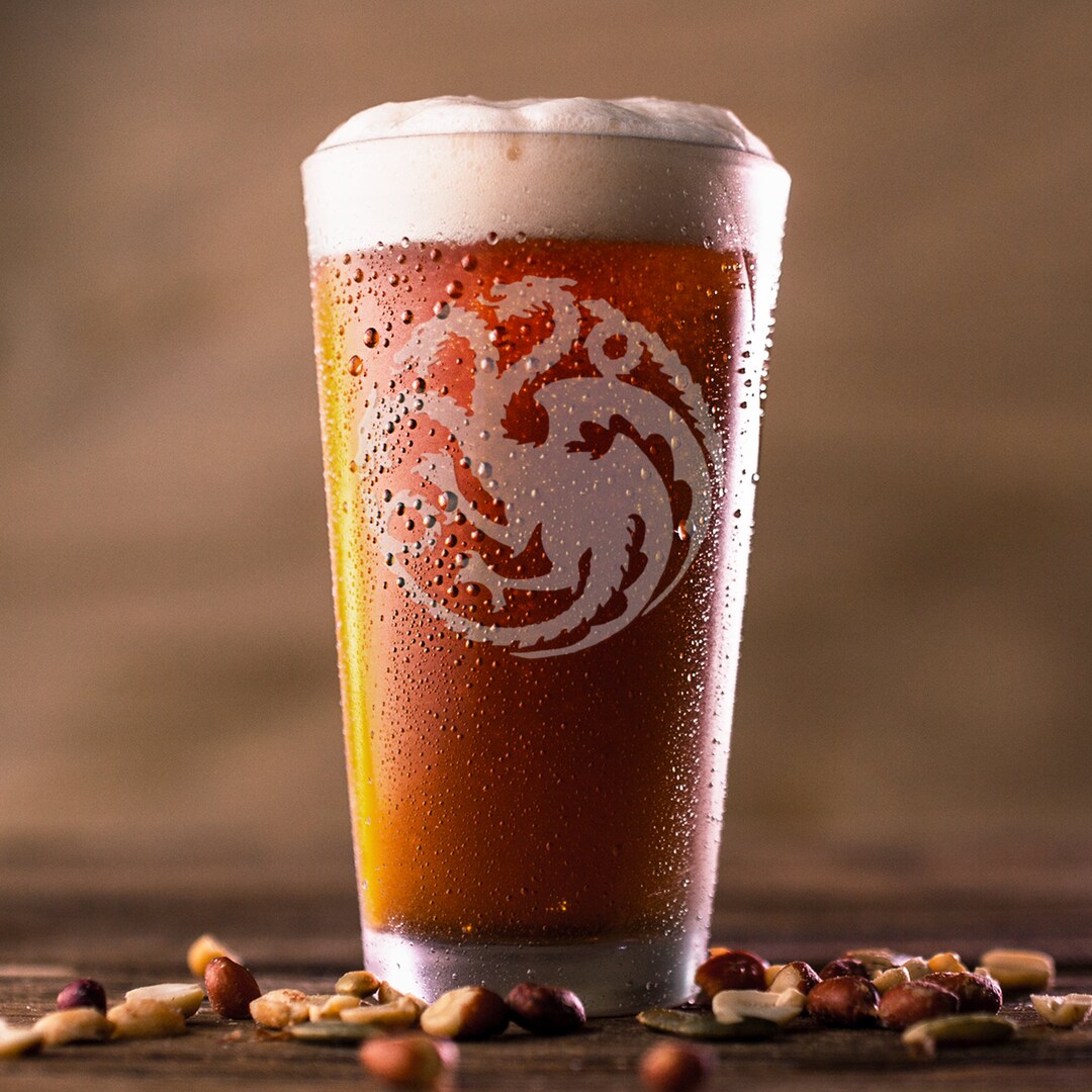 Game of Thrones Targaryen Custom Glassware Collection Pint Glass ...