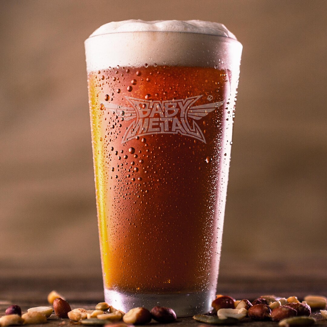 Babymetal Etched Pint Glass: Handmade Music Giftware - Etsy