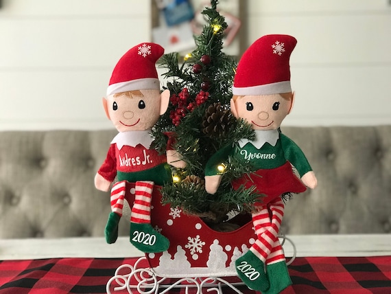Elfo de Navidad Elfo de Navidad personalizado Elfos | Etsy