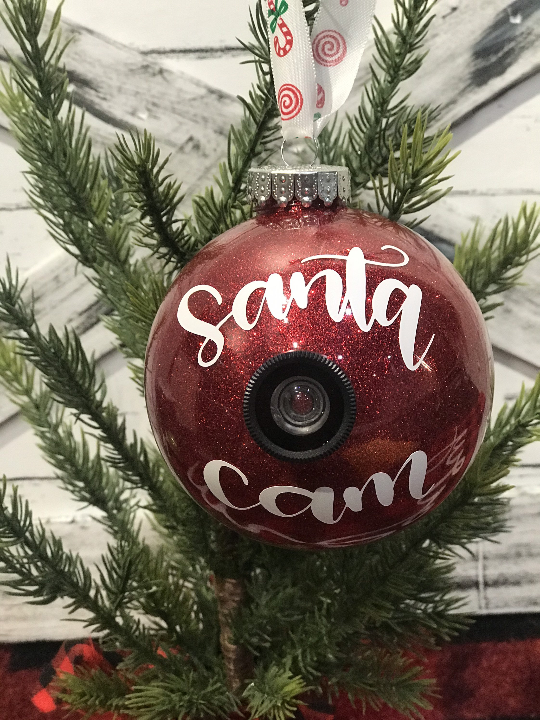 Santa Cam Ornament Elf Cam Ornament Cam Santa Watch Holiday Ornament Kids Ornament Green Ornament Red Ornament Etsy