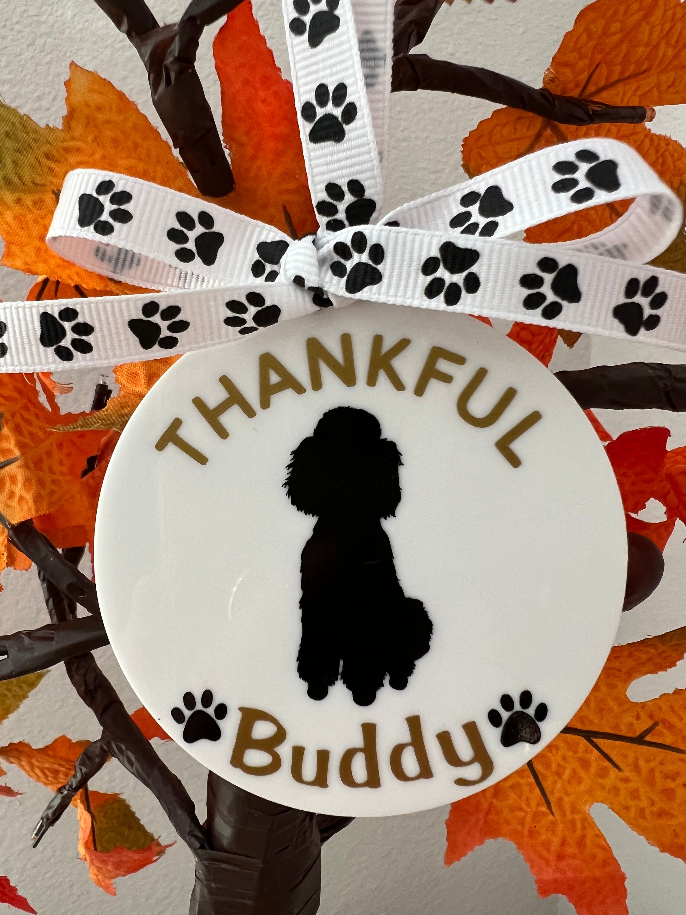 Poodle Ornament, Custom Dog Breed Ornament, Poodle Dog Mom Gift ...