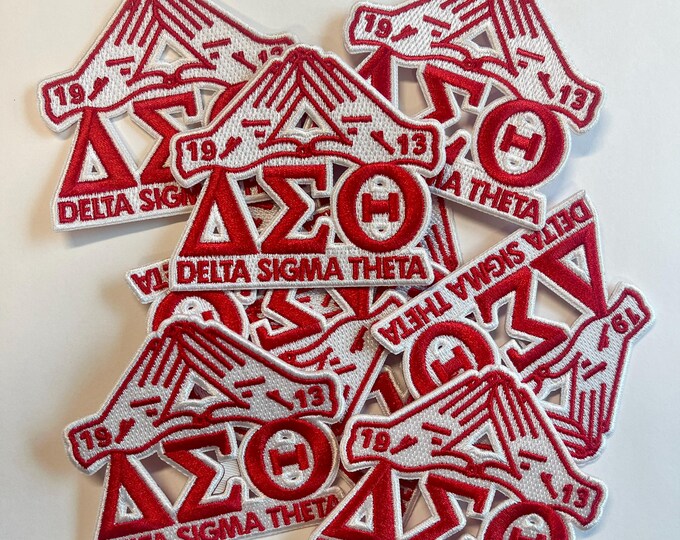 Delta Sigma Theta Ironon Embroidery Patch - Etsy