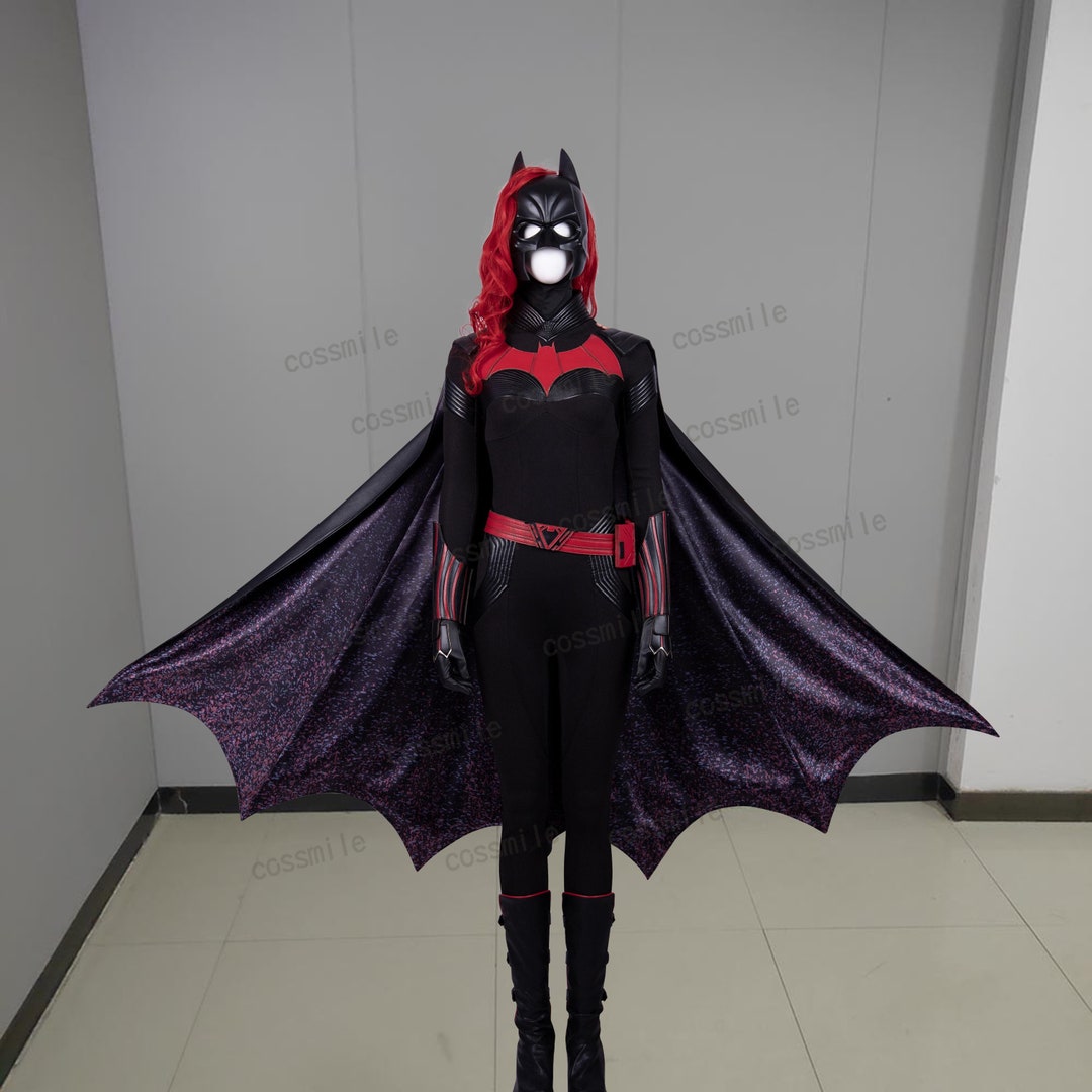 Batwoman Cosplay Costume Kate Kane Batgirl Costume For Woman Etsy