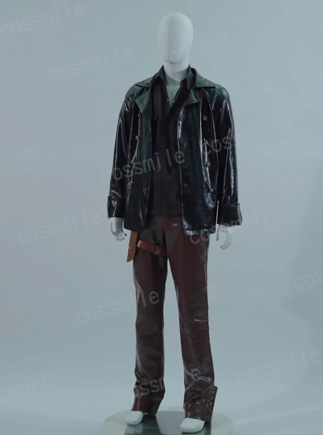 Negan Cosplay Costume Men's Leather Clothing Halloween - Etsy