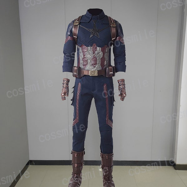 Captain America Steve Rogers Cosplay Costume - Etsy