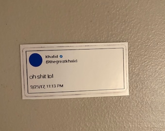 Khalid Sticker - Etsy