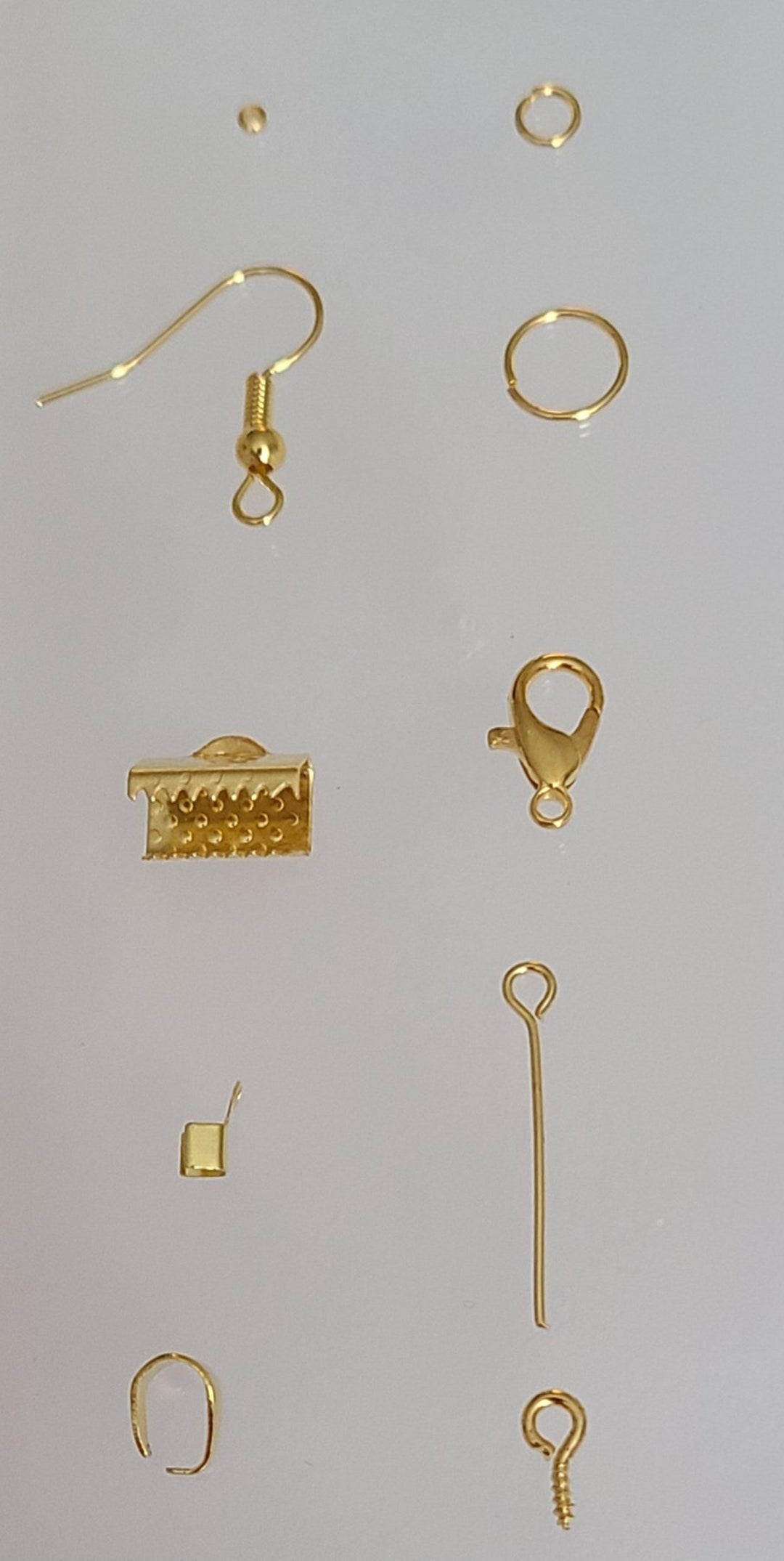 Diy Jewelry Making Gold Color Accessories Starter Set 885pc Kit - Etsy