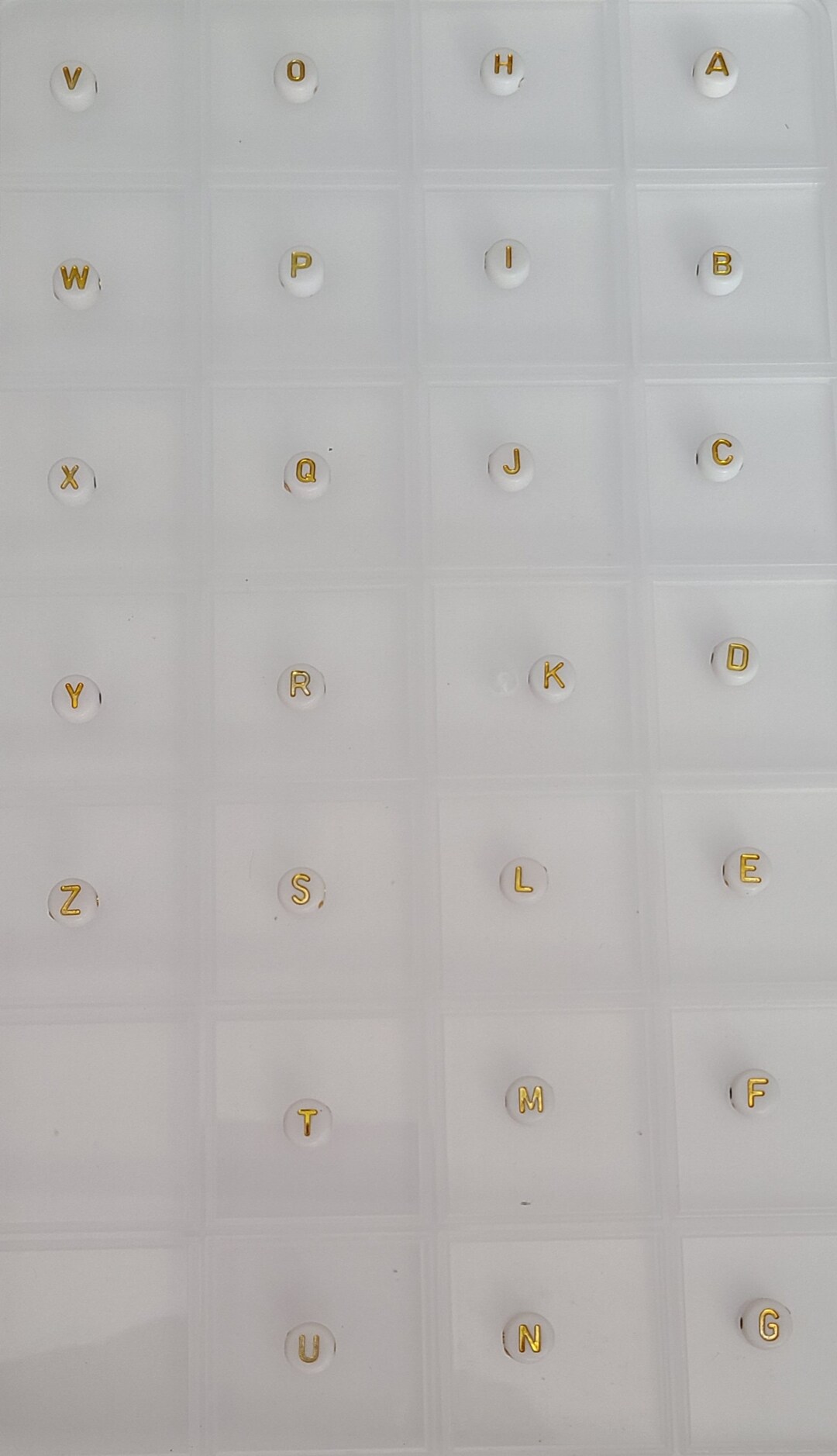 Alphabet Letter Round Acrylic 28 Variety Beads for Diy Jewelry Making ...
