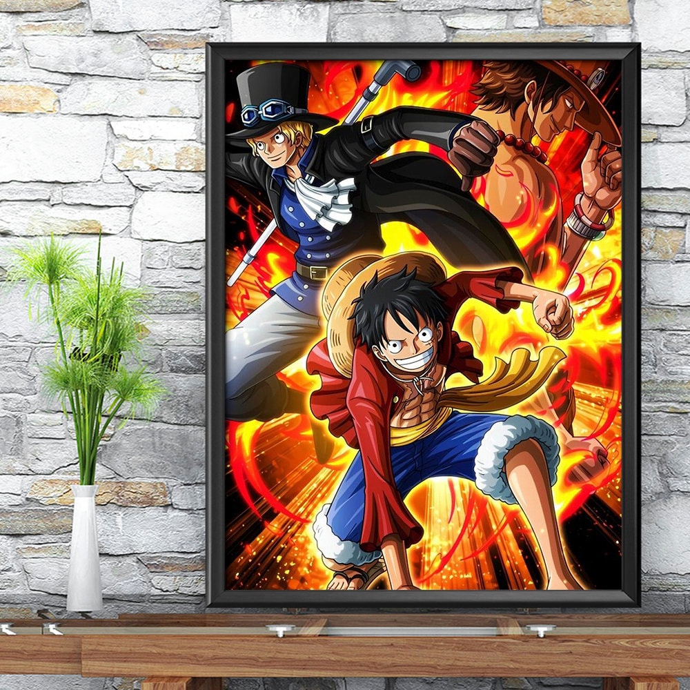 One Piece Poster Anime Poster Wall Art Minimalist Decor Wall | Etsy