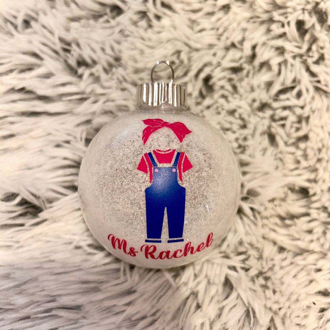 Personalized Ms. Rachel Ornament, Ms Rachel, Miss Rachel, Kids Ornament ...