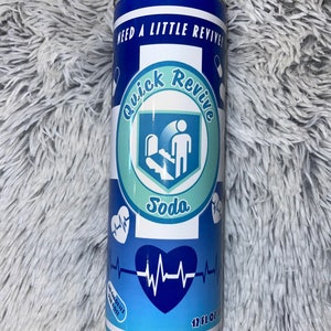 Quick Revive Soda 20oz Tumbler, Zombies Perk-a-cola - Etsy