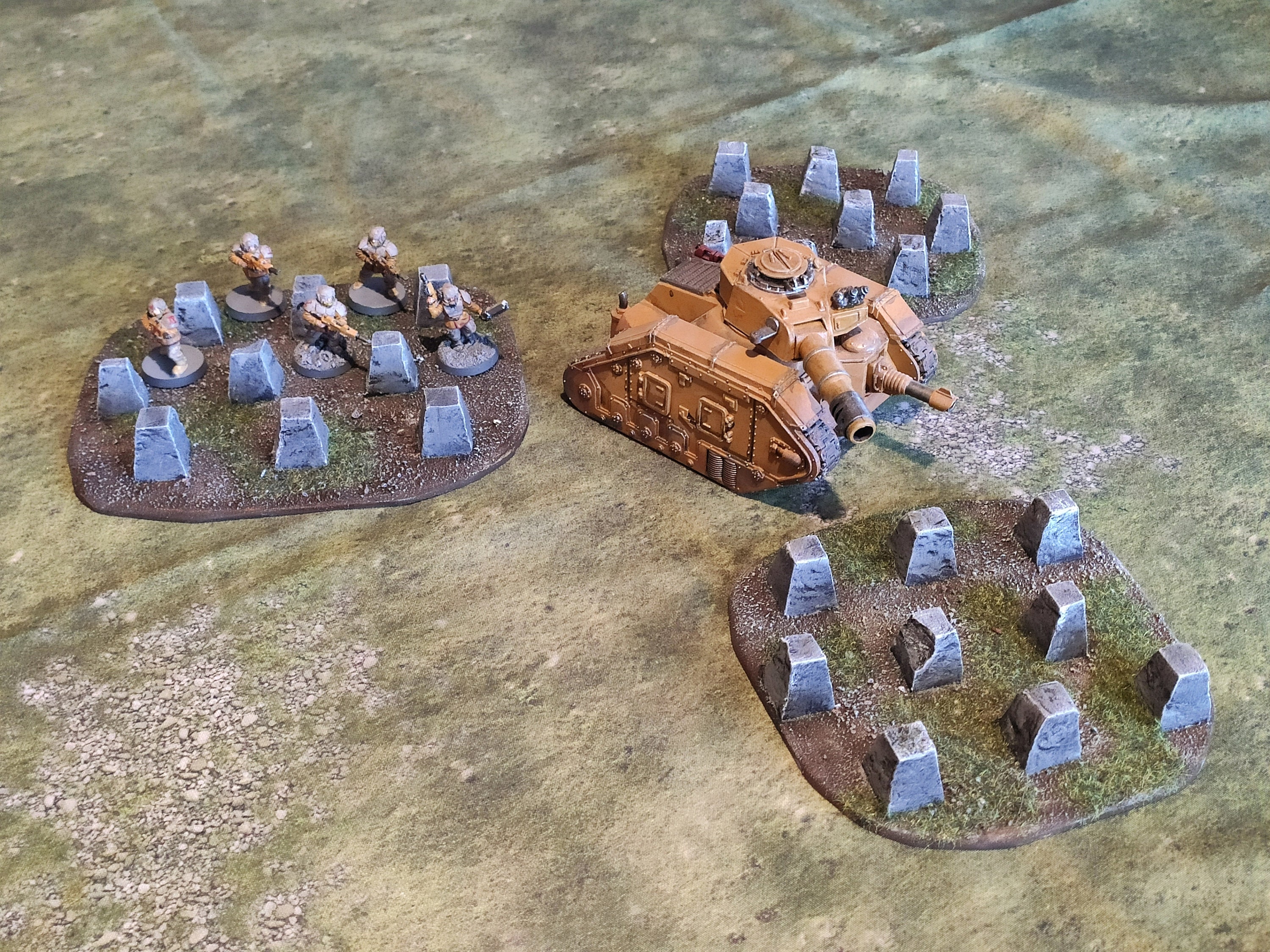 Painted Tank Traps Ready to Play Fortifications decors - Etsy UK