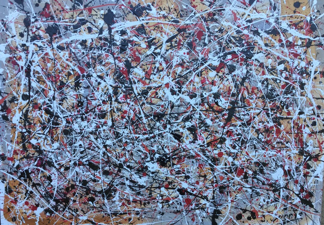 SONIA. DRIPPING, Jackson Pollock, - Etsy