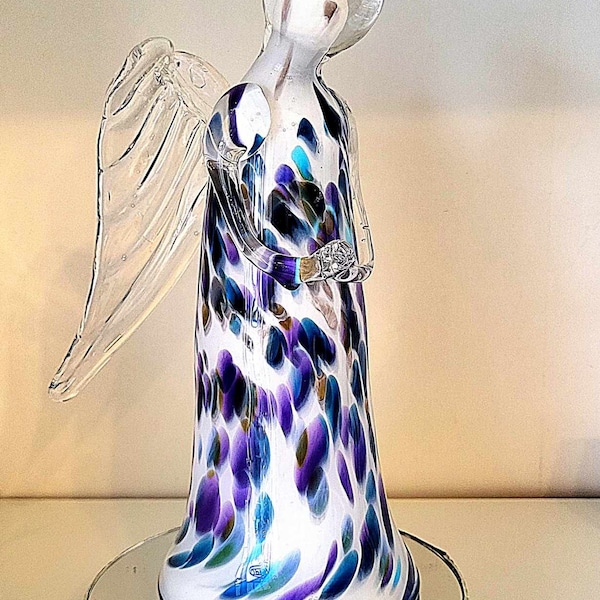 Blown Glass Angel Tree Topper - Etsy