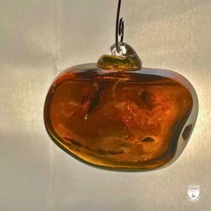 Blown Glass Golden Russet Potato Ornaments - Etsy