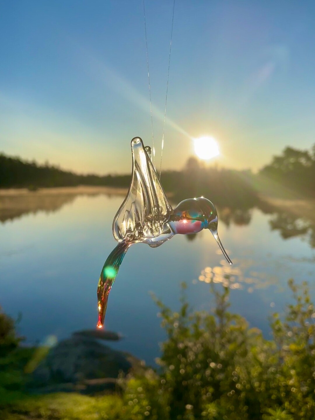 Hanging Hummingbird - Etsy