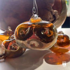 Blown Glass Golden Russet Potato Ornaments - Etsy