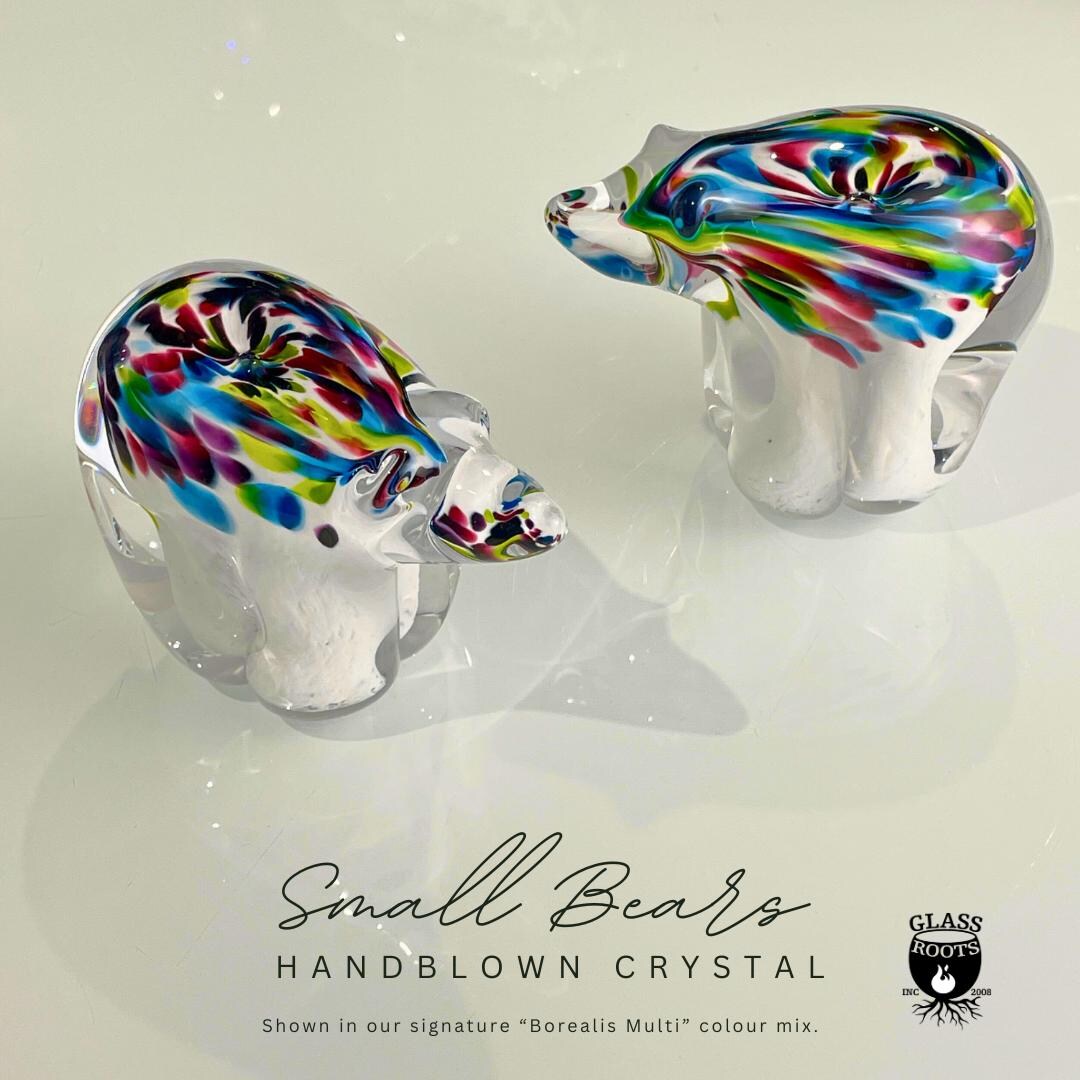 Handcrafted Crystal Polar Bears - Small - Etsy