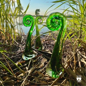 Hand-formed Blown Glass Fiddleheads, Symbol of the Maritimes - Etsy