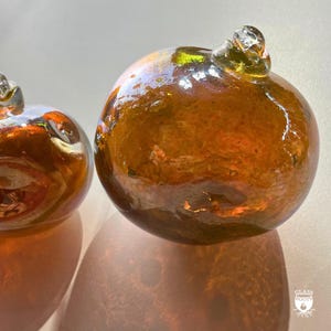 Blown Glass Golden Russet Potato Ornaments - Etsy