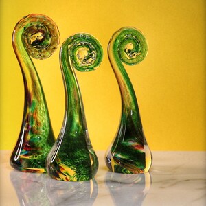 Hand-formed Blown Glass Fiddleheads, Symbol of the Maritimes - Etsy
