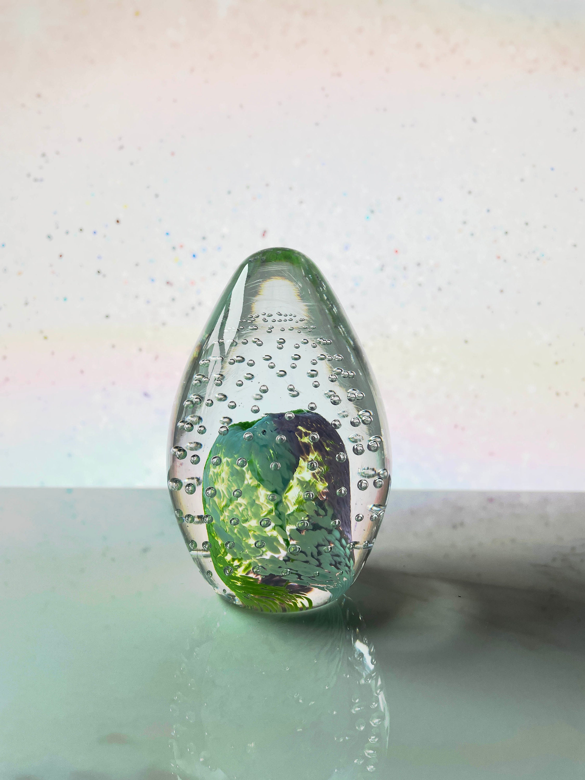 Colorful Handmade Blown Glass Easter Egg Paperweight Gift Keepsake - Etsy