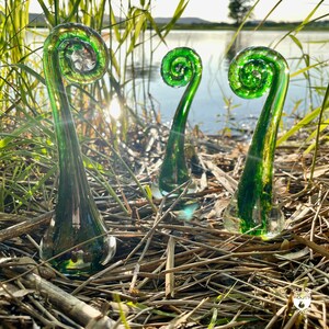 Hand-formed Blown Glass Fiddleheads, Symbol of the Maritimes - Etsy