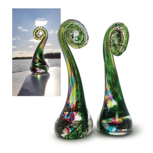 Hand-formed Blown Glass Fiddleheads Symbol of the Maritimes - Etsy