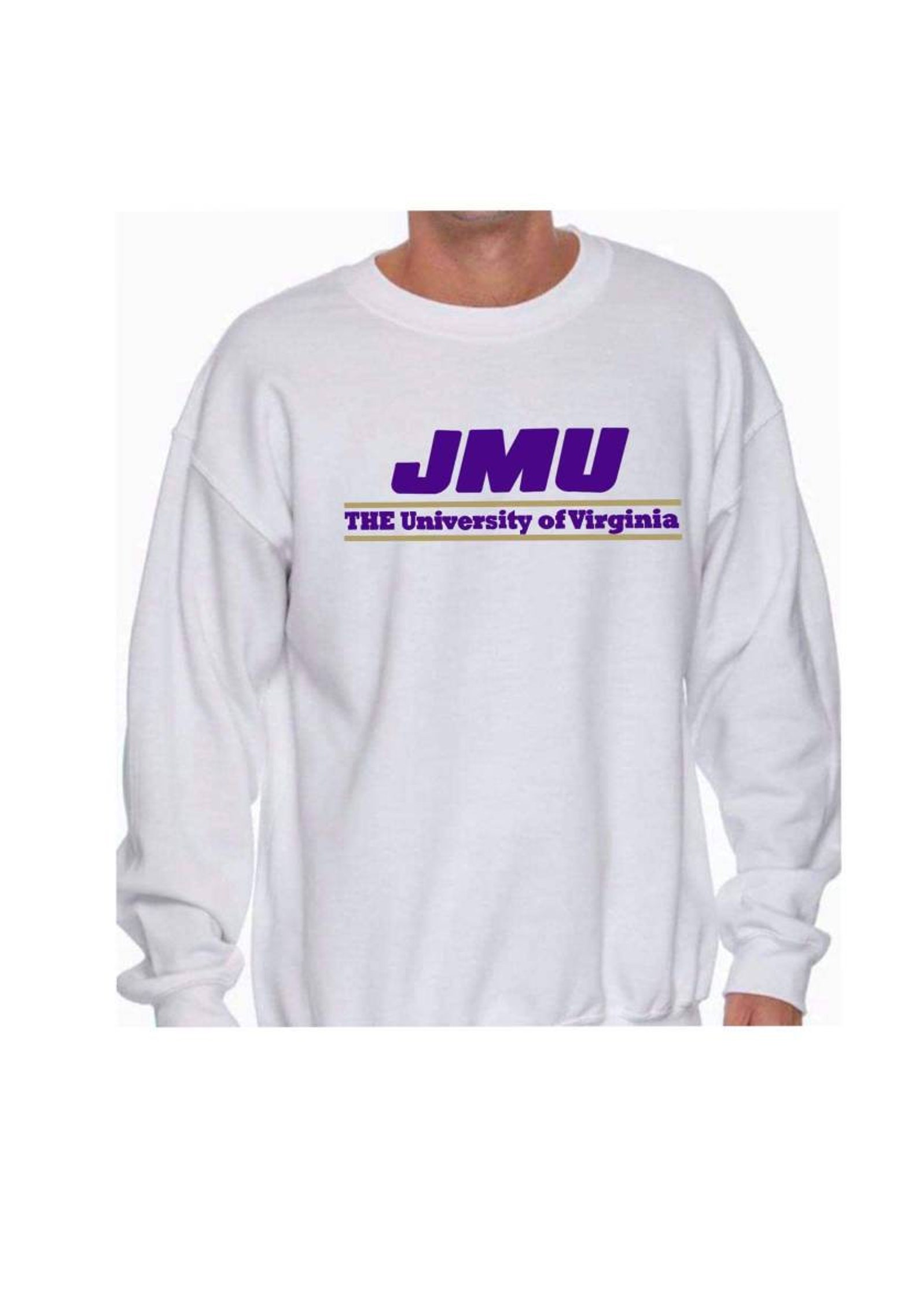 JMU the University of Virginia Crewneck JMU Crewneck James | Etsy
