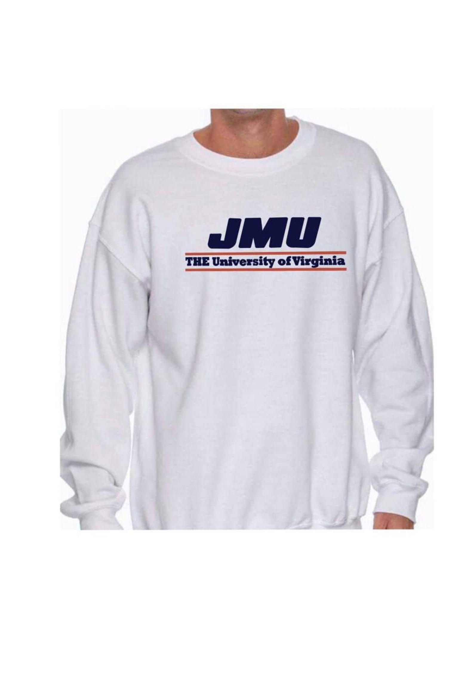 JMU the University of Virginia Crewneck JMU Crewneck James | Etsy