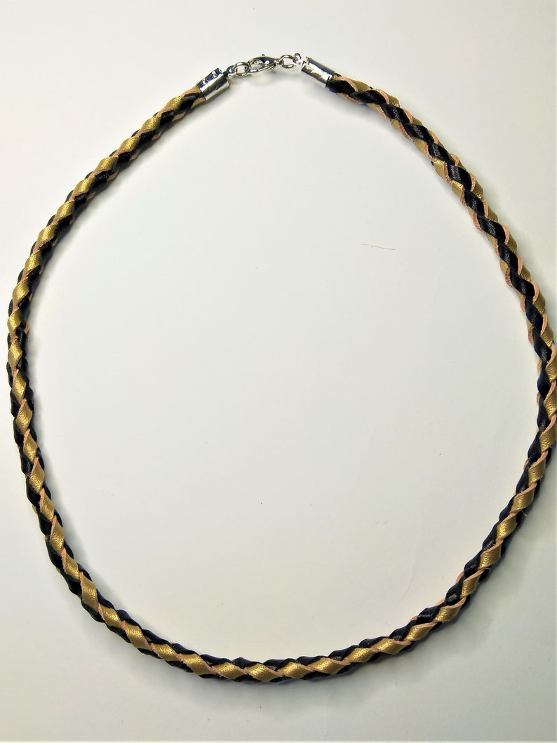 Hand Braided Kangaroo Braided Leather Choker/ Personalised | Etsy