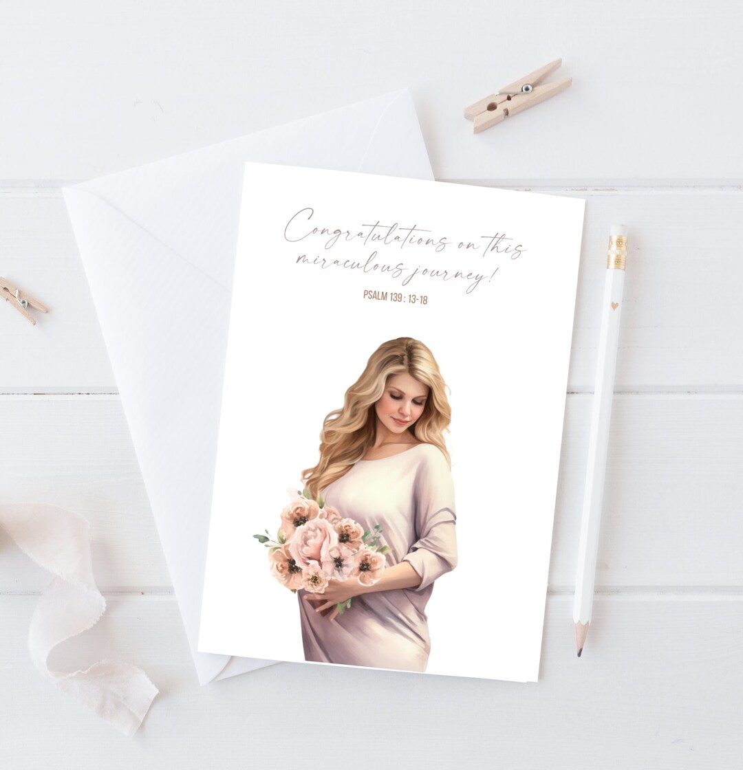 Pregnancy Congratulation Card for Expecting Mom - Etsy
