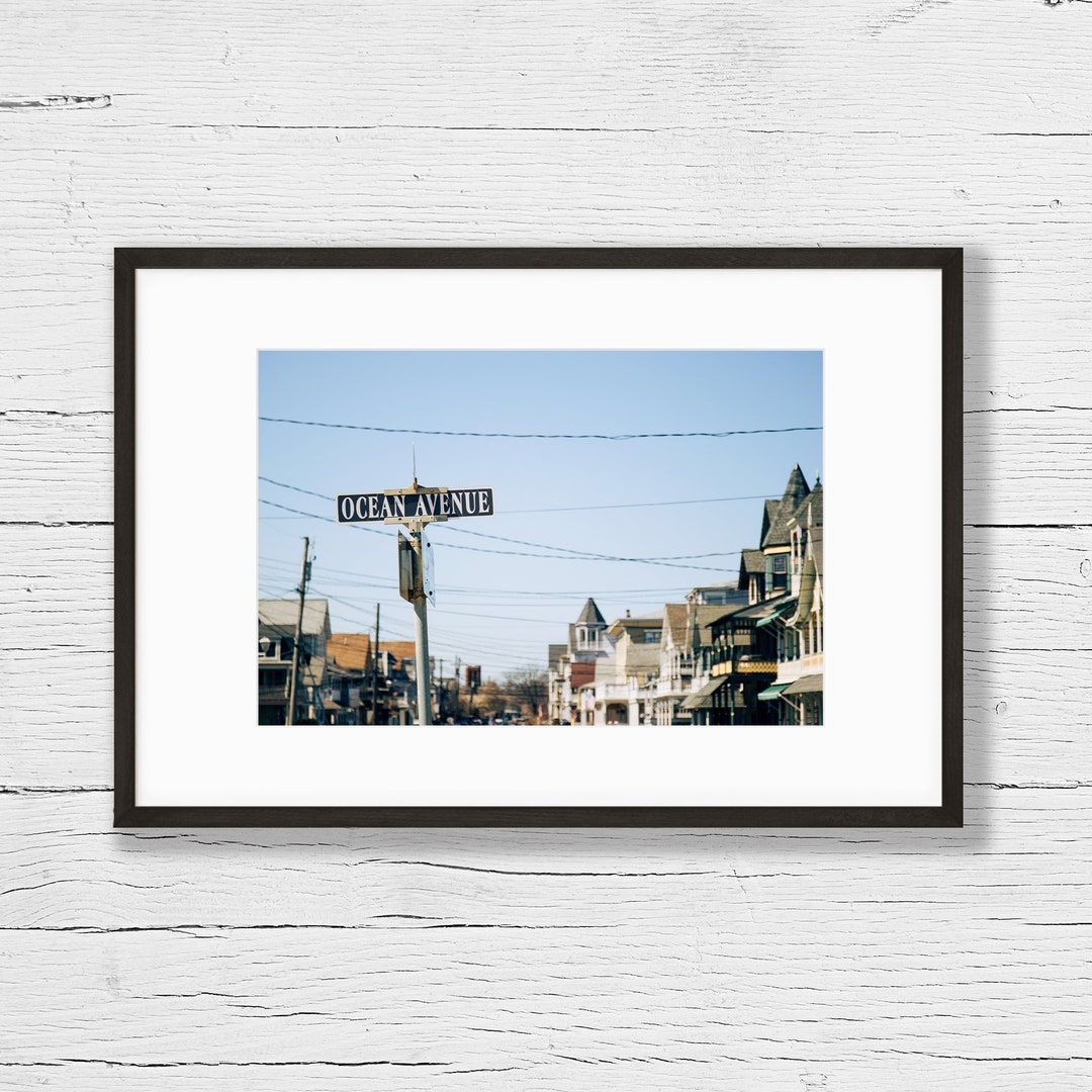 Print Ocean Avenue (21x30cm) / Jersey Shore / Photography / Wall ...