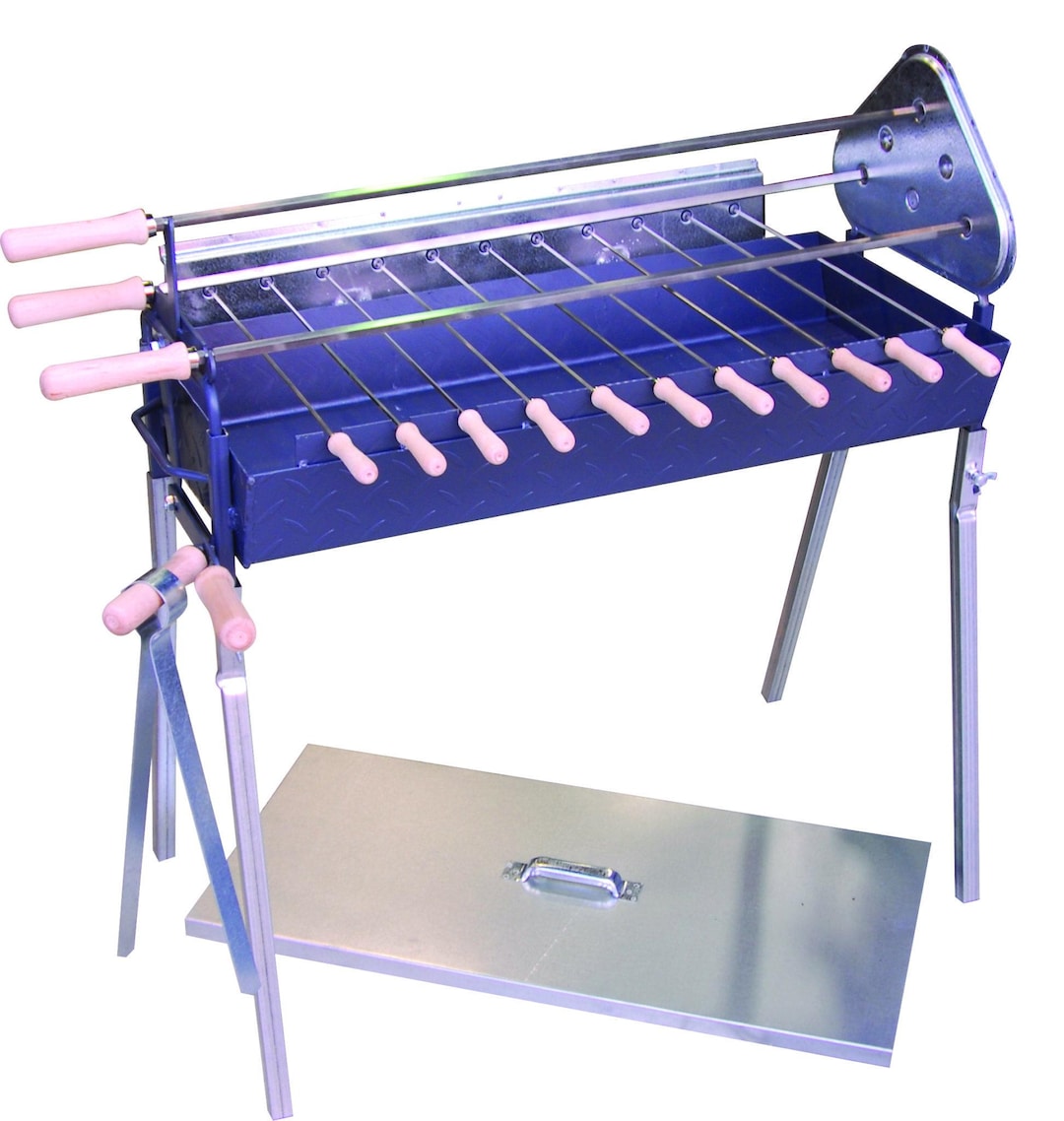 Cyprus Foukou BBQ Grill: Triangle Style Charcoal Rotisserie - Etsy