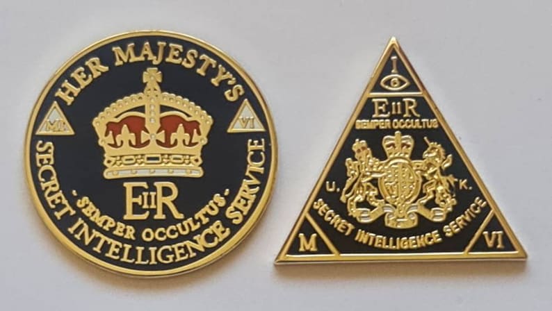 2X MI6 British Secret Intelligence Service SIS Limited Edition | Etsy