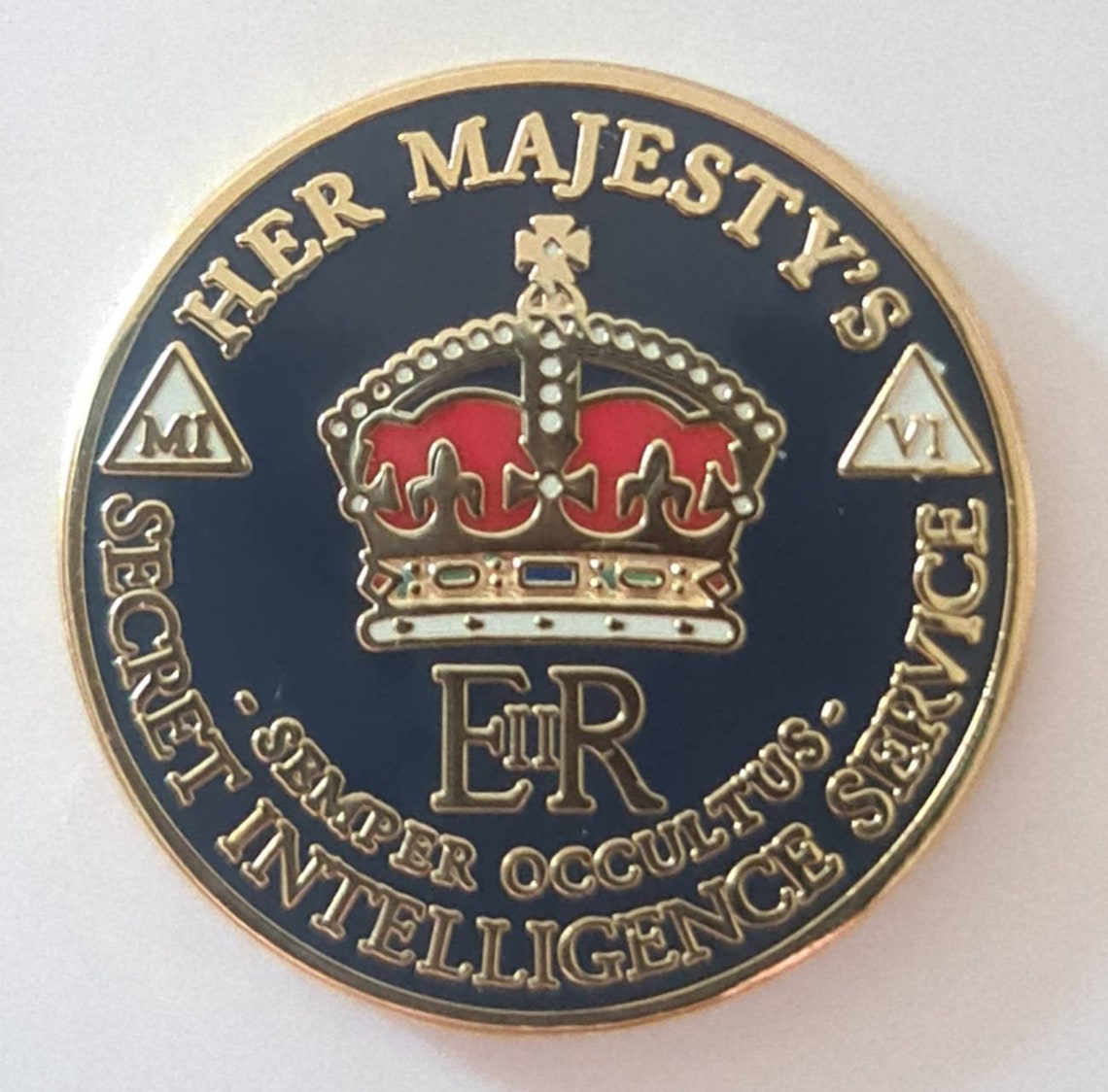 British MI6 Pin Her Majesty's Secret Intelligence Service | Etsy UK