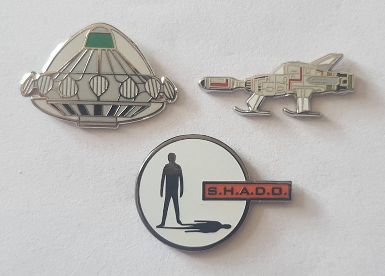 Set of 3 Gerry Anderson TV Series UFO SHADO Interceptor Alien Craft ...