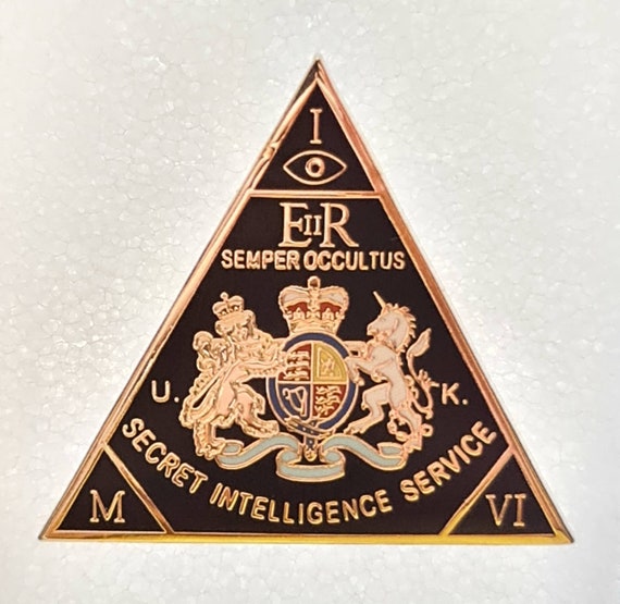 British MI6 UK Secret Intelligence Service UK SIS 24 Carat - Etsy
