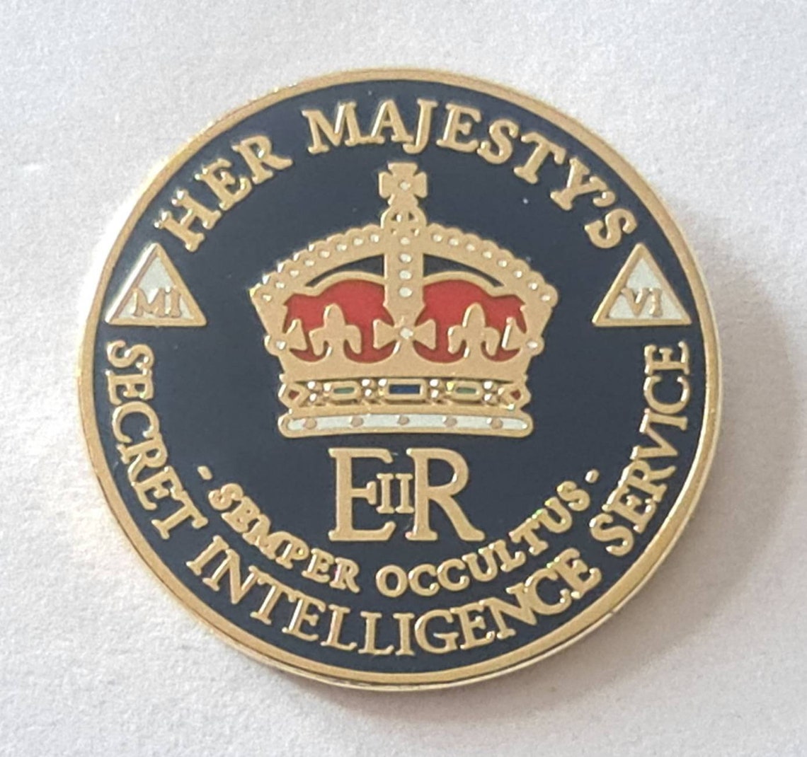 British MI6 Pin Her Majesty's Secret Intelligence Service | Etsy UK