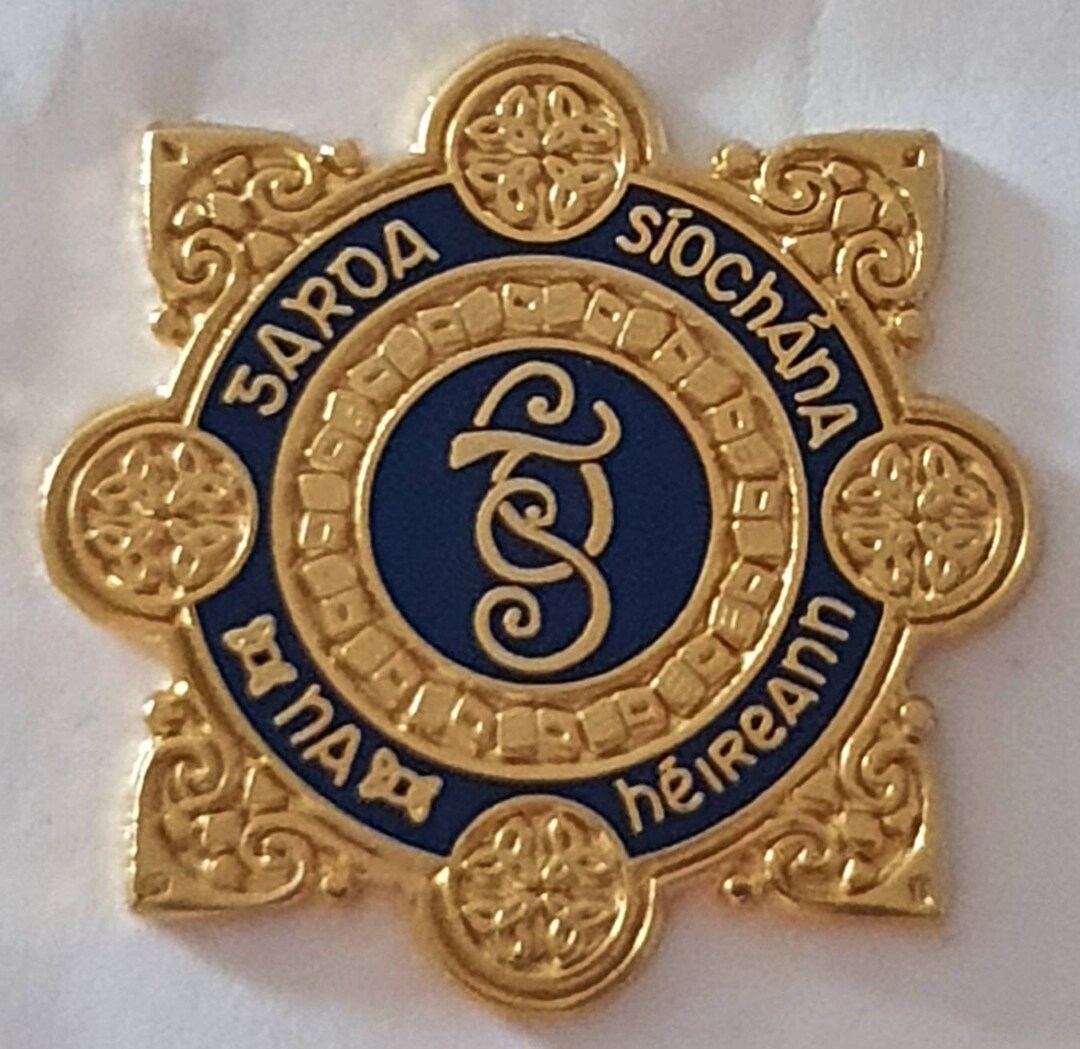 Garda Siochana Irish Police 24 Carat Guards Gardaí Gold Plated Tie Tac ...