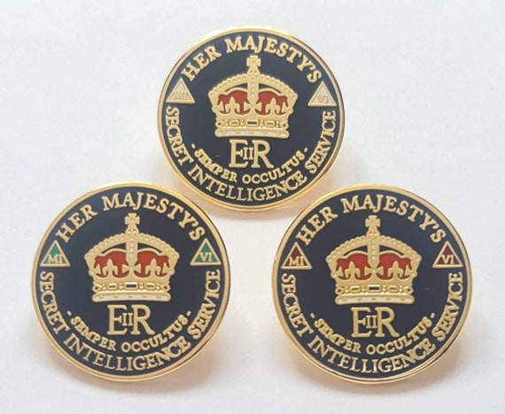 British MI6 PIN Set Secret Intelligence Service SIS James Bond | Etsy