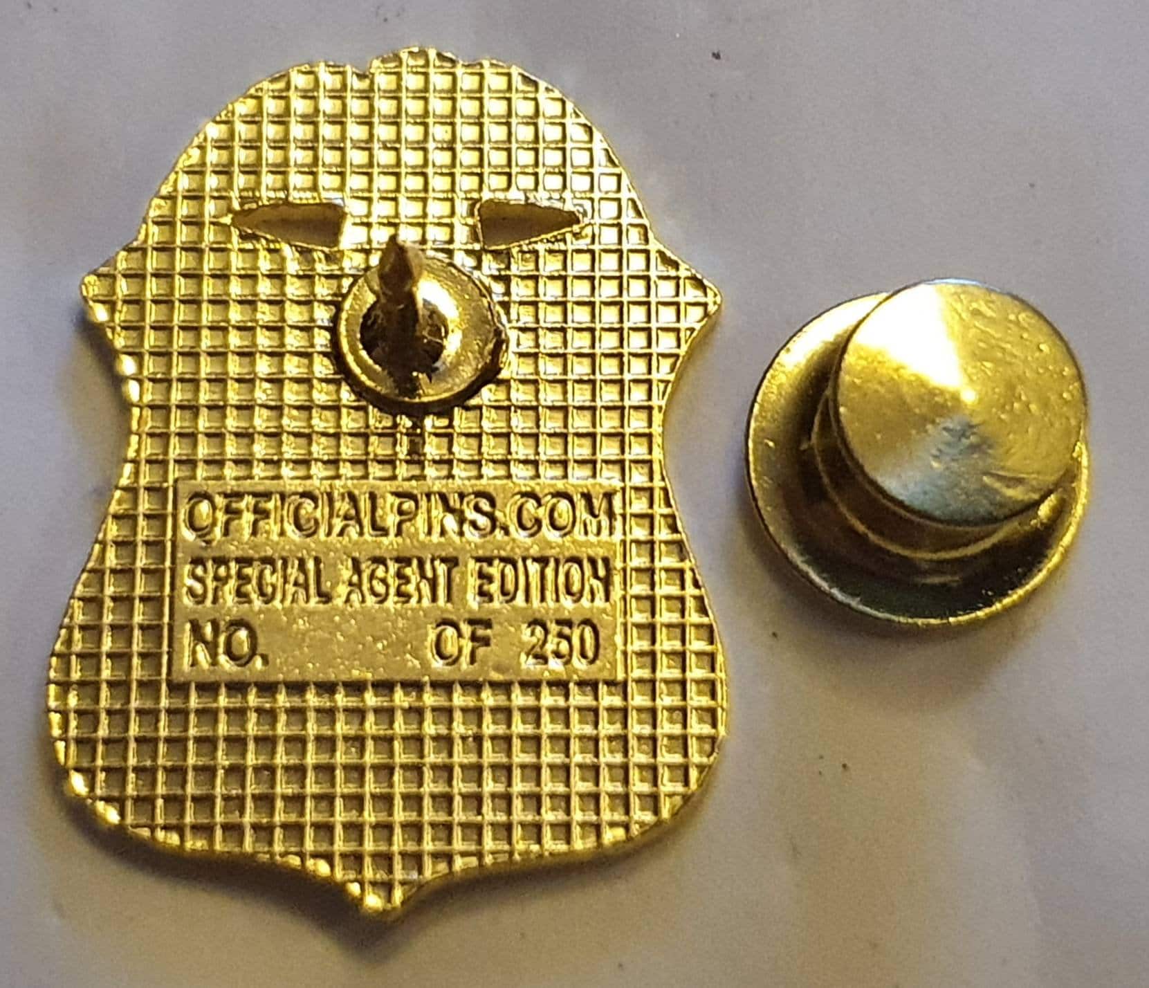 FBI Pin Badge 1 Inch Gold 24 Carat Gold Plated DOJ Special - Etsy