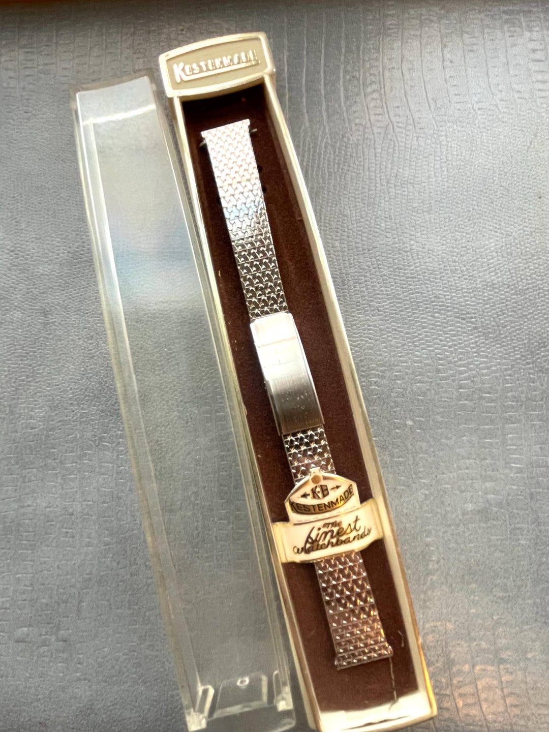 Vintage 1970’s Nos Kestenmade Stainless Steel Watch Band & Case. 14mm ...