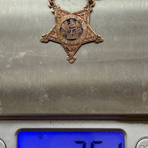 Vintage Ladies Grand Army of the Republic Tested 10k Gold Pat ...